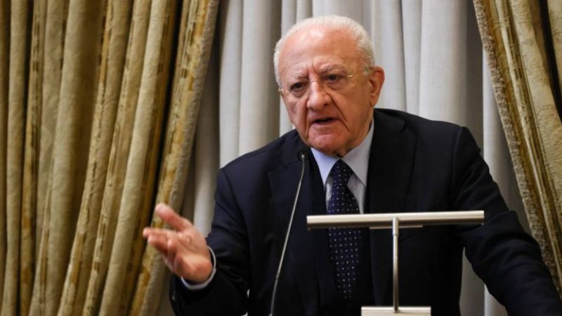 Fine vita, De Luca: "Affronteremo tema" - TELECAPRI